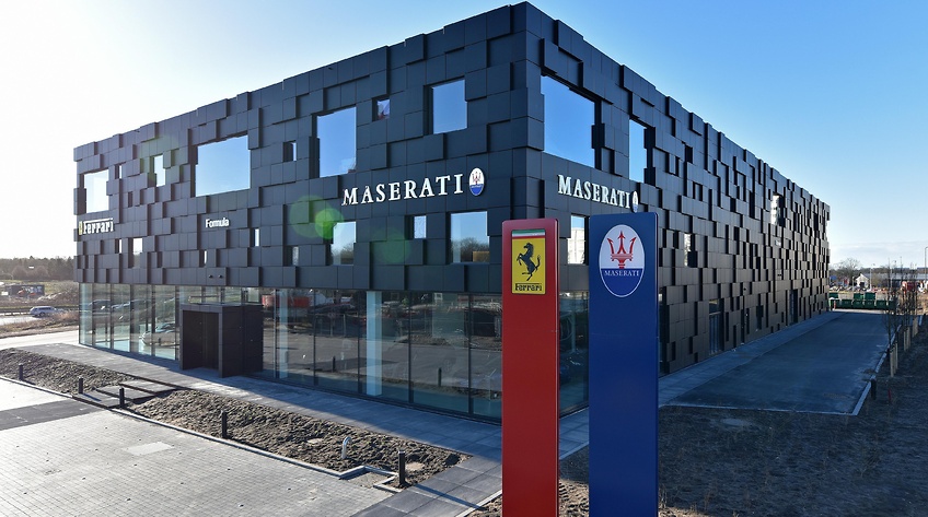 Ferrari bilhus åbnet i Lyngby