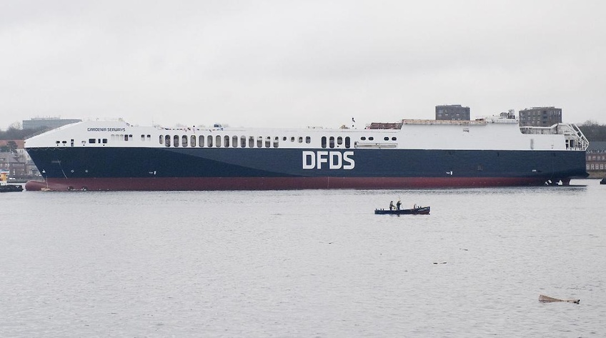 DFDS‘ nye ro/ro fragtskibe søsat i Flensburg