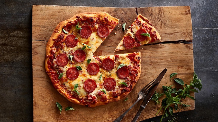 Tulip i stor kinesisk pizza-affär