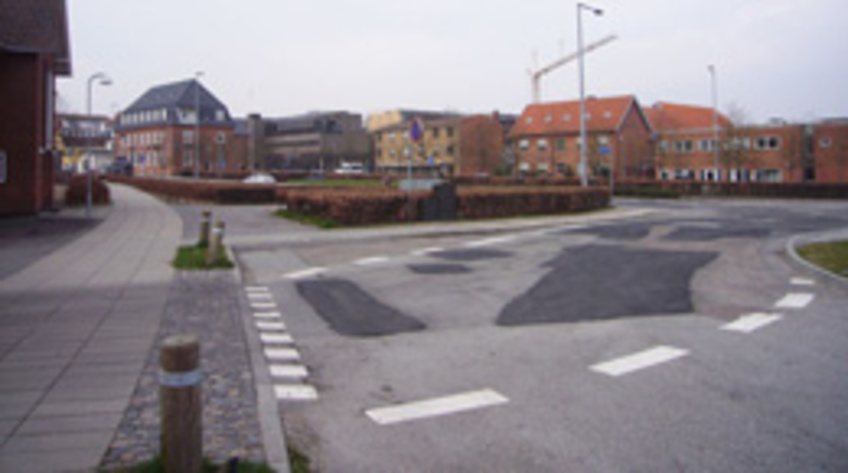 Fem teams dyster om Hobro bymidte