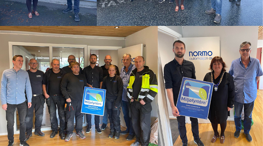 Normo Automasjon ble Miljøfyrtårn-bedrift