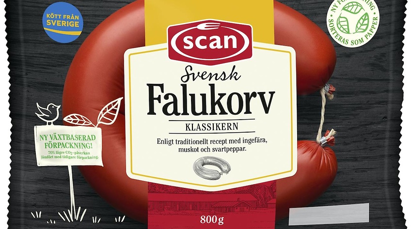 Scans falukorv ömsar skinn