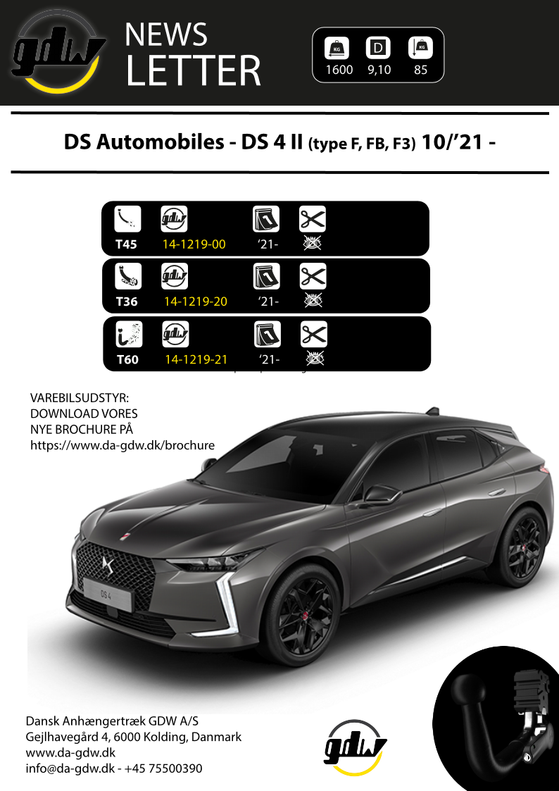 DS4 II anhængertræk