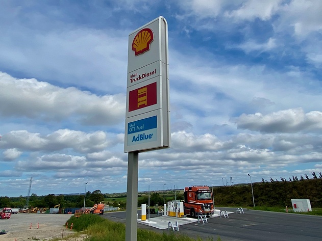 Endnu et Shell-truckanlæg er åbnet i Nordjylland