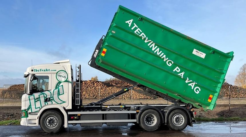 LBC Frakt levererar eldriven Scania