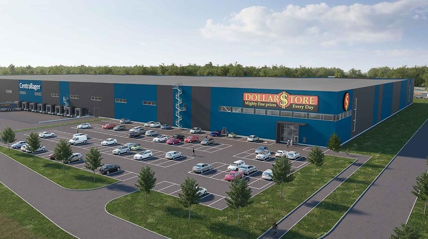Dollarstore får nytt centrallager