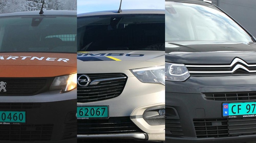 Den nye Comboen med Partner og Berlingo