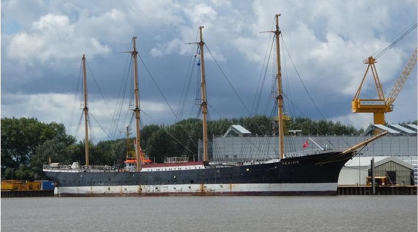 Flying P-Liner bliver pragtstykket i Hamborgs Hansahavn