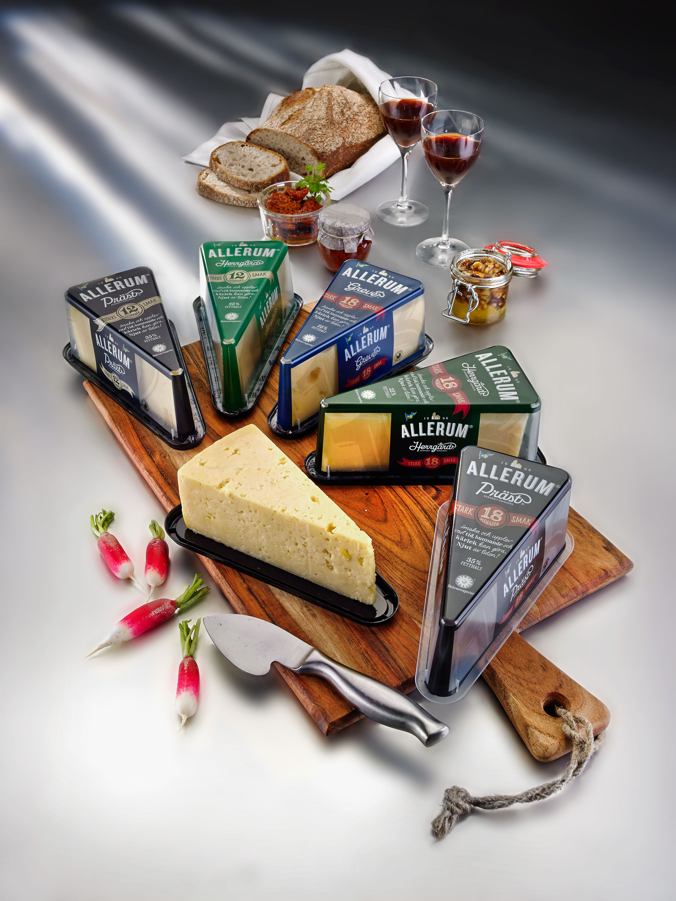 Frisk ny emballage til lagret ost er en klar succes