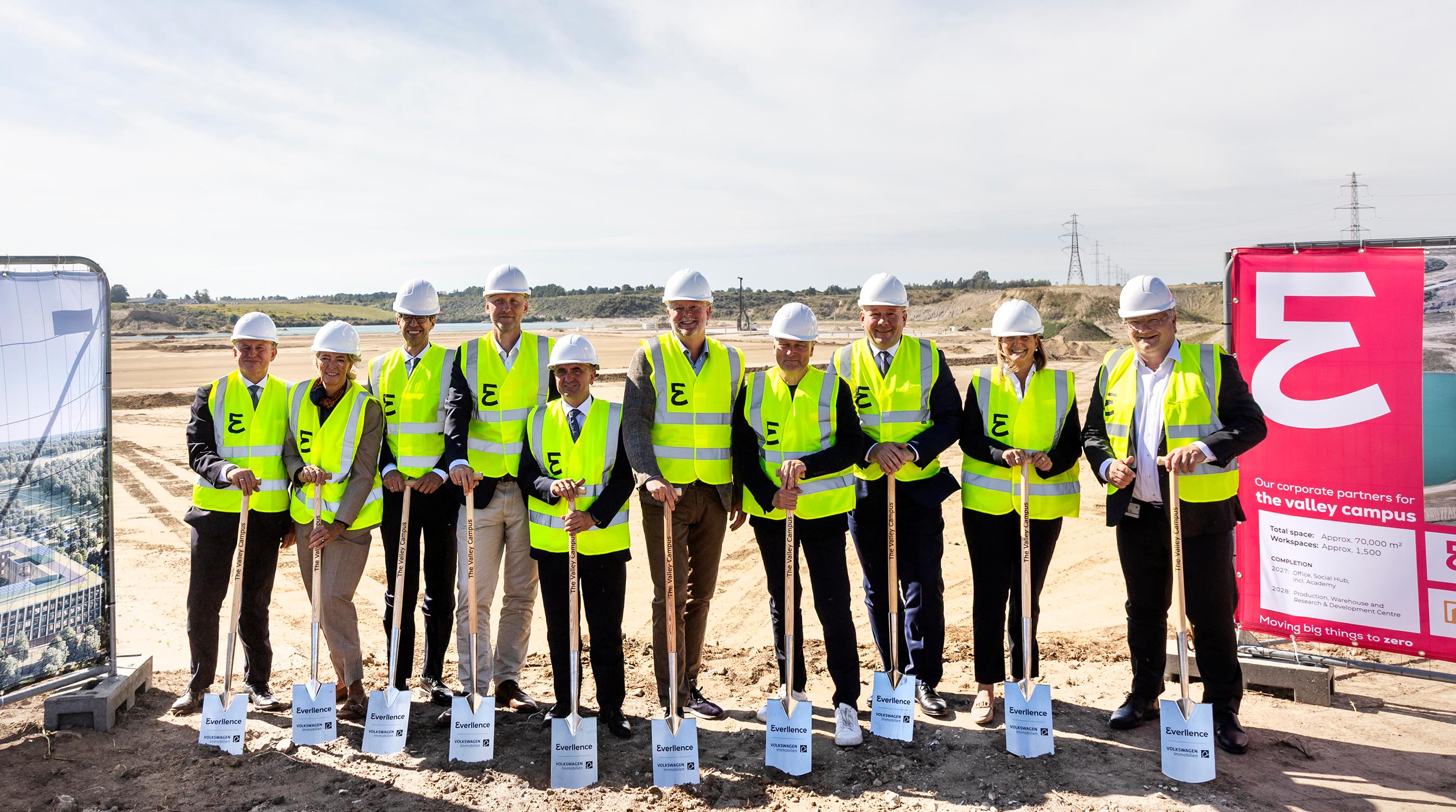 Everllence og DS Flexhal tager første spadestik til ”The Valley” i Roskilde