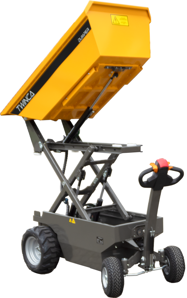 Twinca Dumper Es 800 El Drevet Stor Motorbør Med Højtip