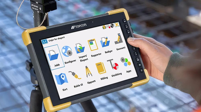 Blinken med nytt nettbrett fra Topcon