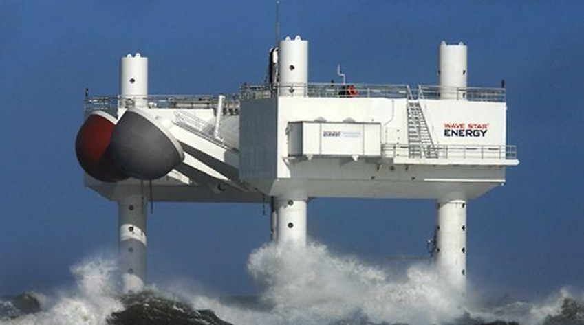 Bølgeenergisystemet Wavestar vil passe perfekt til Energiøen