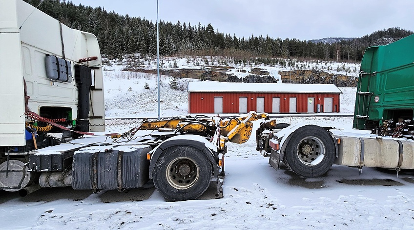 Lastebilberging i Gudbrandsdalen - slik det IKKE skal gjøres