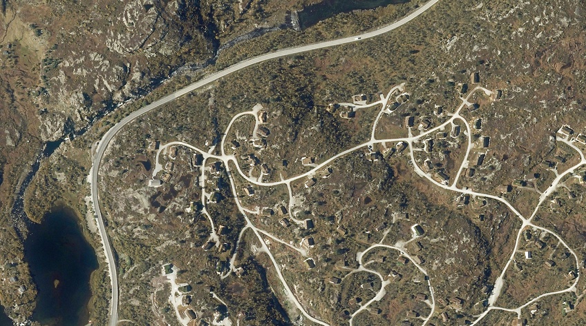 Lyst ut: E134 Kolonneoppstillingsplass på Vågslid