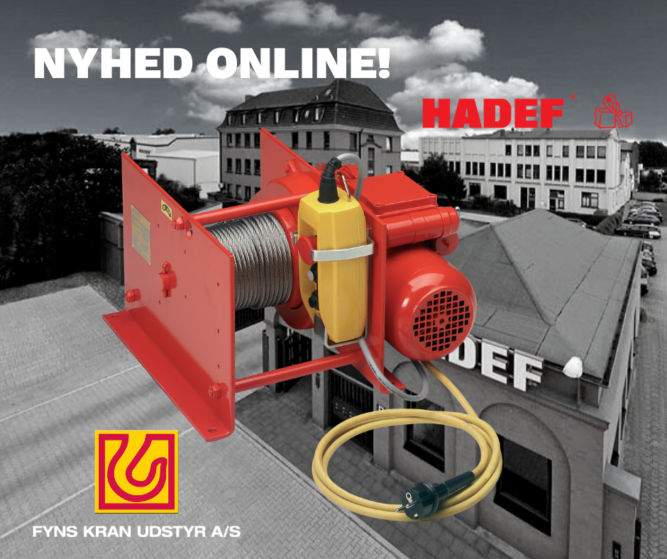 NYHED ONLINE: HADEF ’Liftboy’ 43/86E elektrisk wirespil