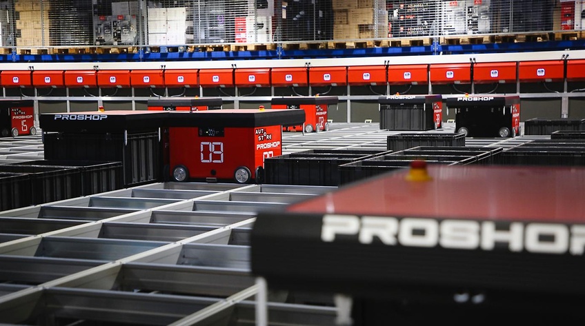 Nyt Proshop-lager får 70 robotter