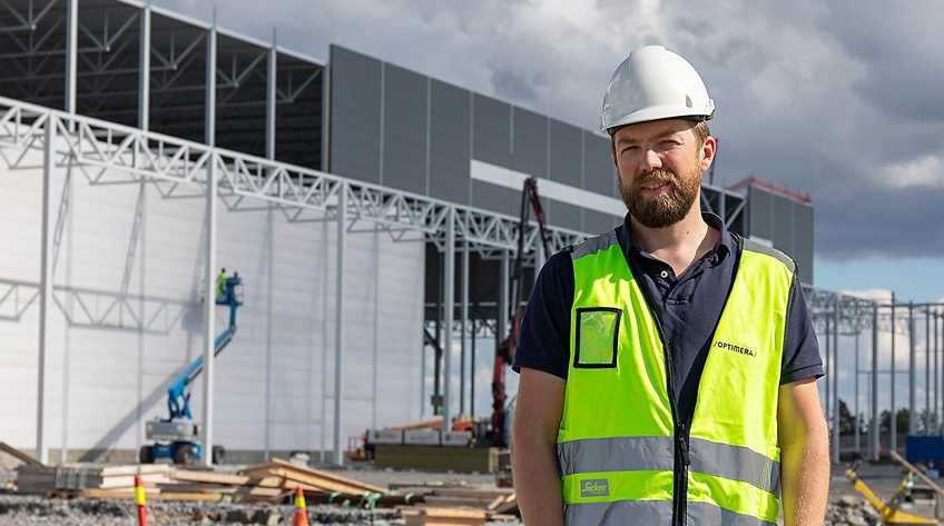 Optimera bygger nytt sentrallager på 23.000 kvadratmeter