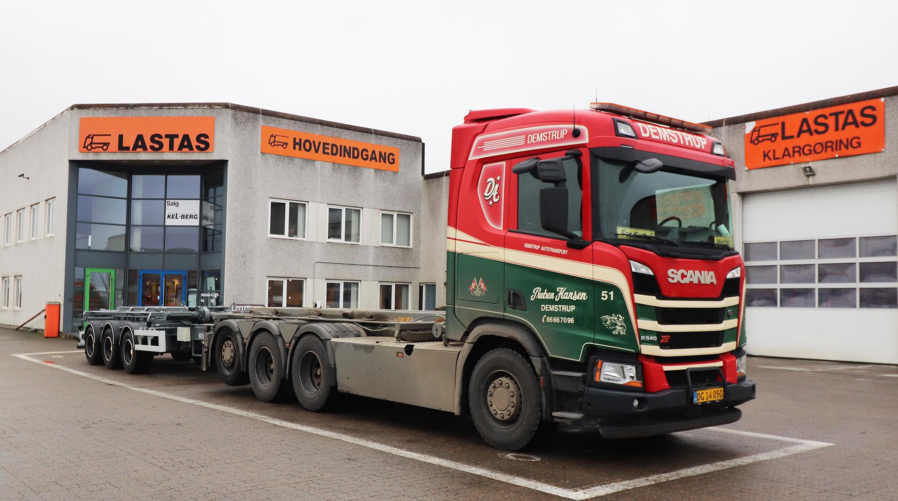 Demstrup Autotransport - Preben Hansen ApS med en ny Kel-Berg 3 akslet ...