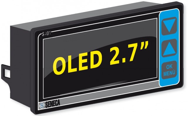 OLED display med Modbus Master/Slave