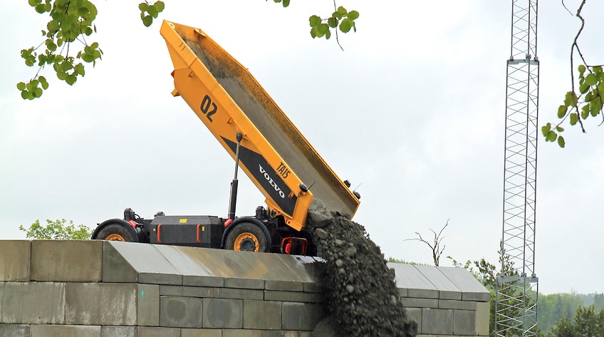 Volvo CE: Tara under testing