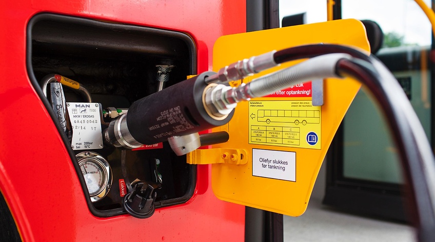 Nu 10 tankstationer til gasbiler