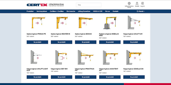 CERTEX Danmark introducerer en helt ny serie af svingkraner - Building ...